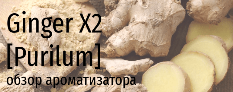 PUR Ginger X2 — обзор ароматизатора | mahavape
